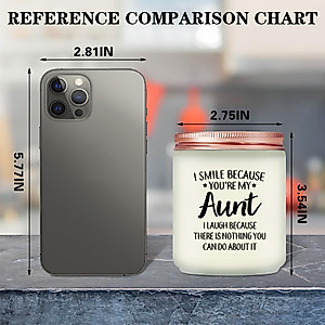 Maybeone Christmas Gifts for Sister - Big Sister Birthday Mothers Day Valentines Day Gifts from Sister Brother - I Smile Because You are My Sister Candle