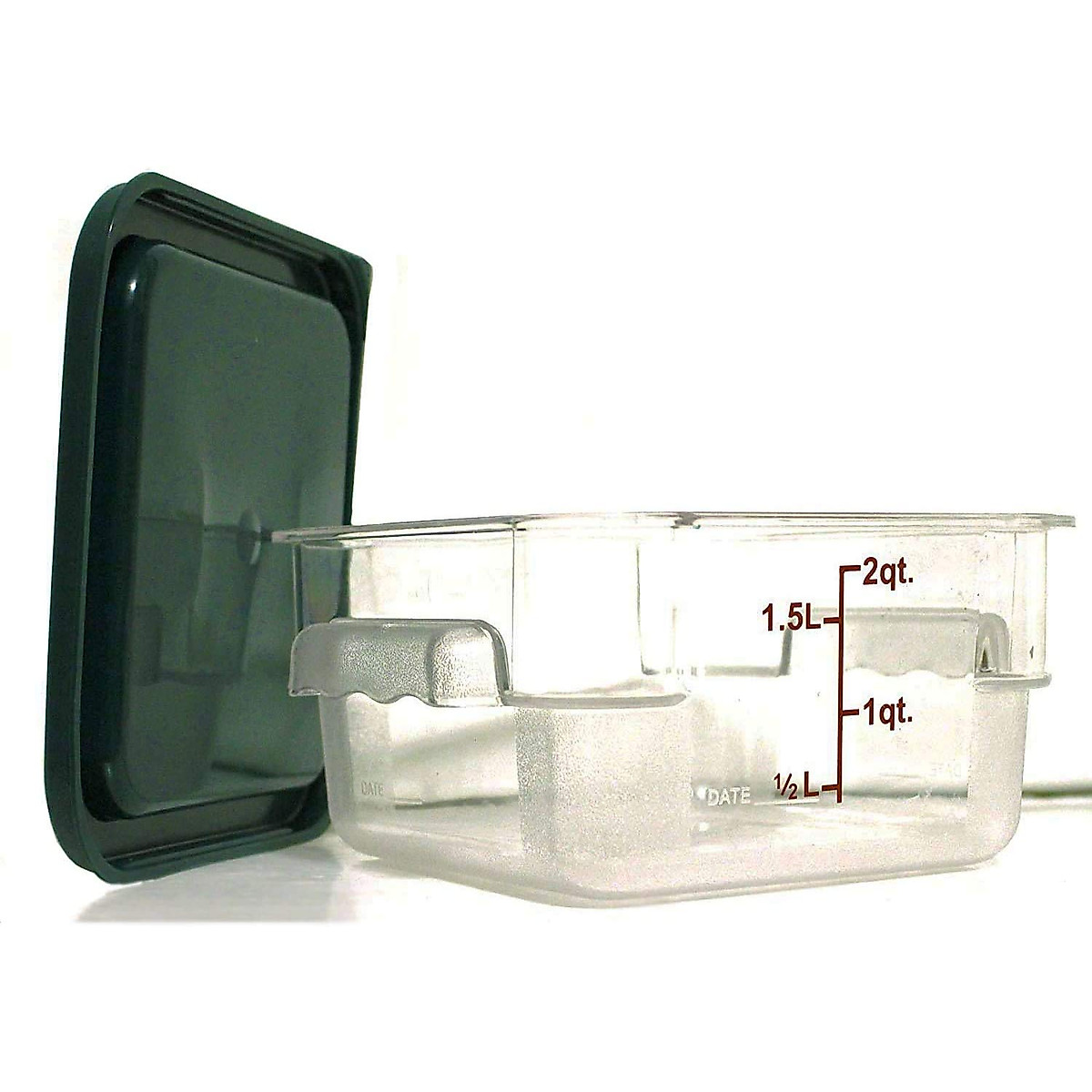 Tiger Chef Food Storage Containers with Lids - Plastic Container Set for Pantry Storage- 2 Qt - 4 Pack for Sugar, Flour, Cereal, Dry Goods