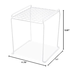 Whitmor Tall Stacking Shelf 12.88" White