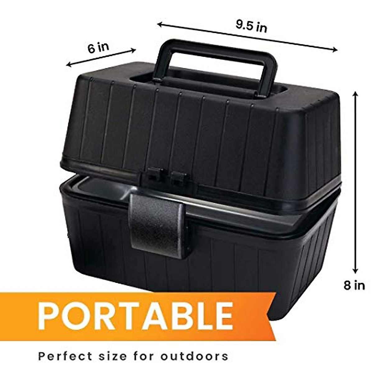 Zento Deals Heating Lunch Box – 12V Portable Mini Electric Warmer for Car Food - Perfect for Outdoors Travelling, Camping - Easy to Clean Insulated Lightweight (a-Black hard) (1pc - Black)