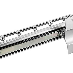 Pull Out Clothes Rail Adjustable 25-46cm Wardrobe Rail Extendable Metal Clothes Hanger Space-Saving Clothes Rack (Size : 25cm/9.8inch)