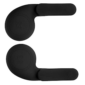 Silicone Ear Muffs for 2 VR Headset, Headphone Extension Cover, Enhancing Sound Solution for 2(Black)