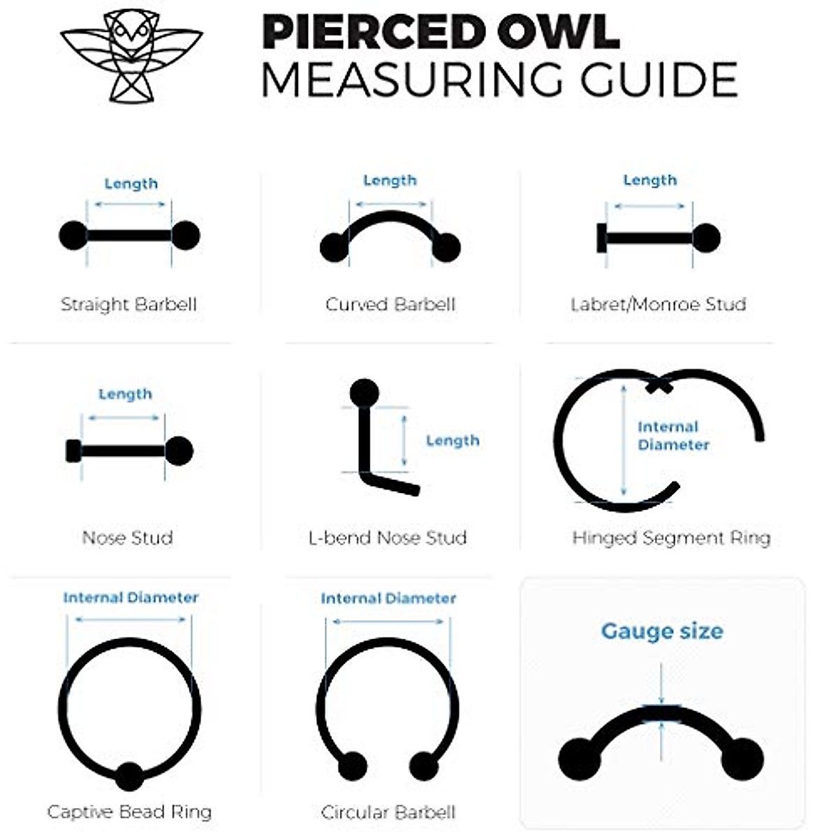 Pierced Owl 14GA Stainless Steel Crystal Paved Crescent Moon and Stars Dangling Belly Button Ring (Silver Tone)