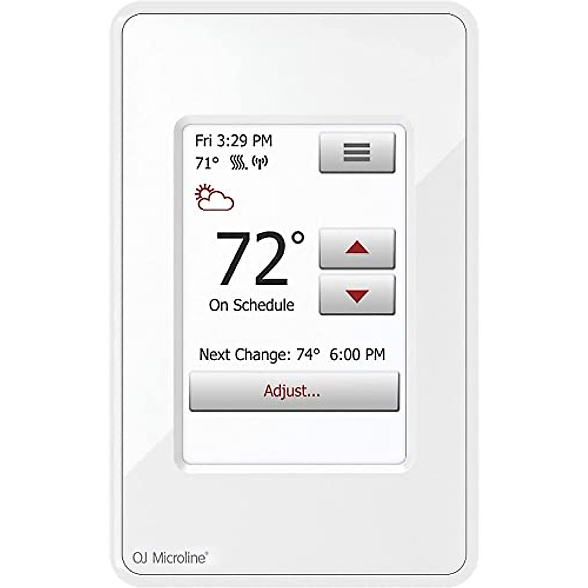 Touchscreen WiFi Programmable Floor Heating Thermostat FloorLace Flex (Thermostat, WiFi Programmable)