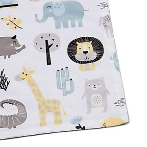 BORITAR Baby Blanket for Unisex 2 Pack Super Soft Minky with Double Layer Dotted Backing, Little Grey Arrows Printed 30 x 40 Inch, Receiving Blankets