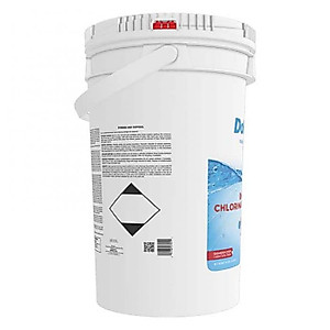 Doheny's Di-Chlor Granular Chlorine | Pro-Grade 3-in-1 Pool Chlorine Granules Sanitizer, Shock and Algaecide! | Fast-Dissolving | Highly-Concentrated 56% Available Stabilized Chlorine | 50 LB Bucket