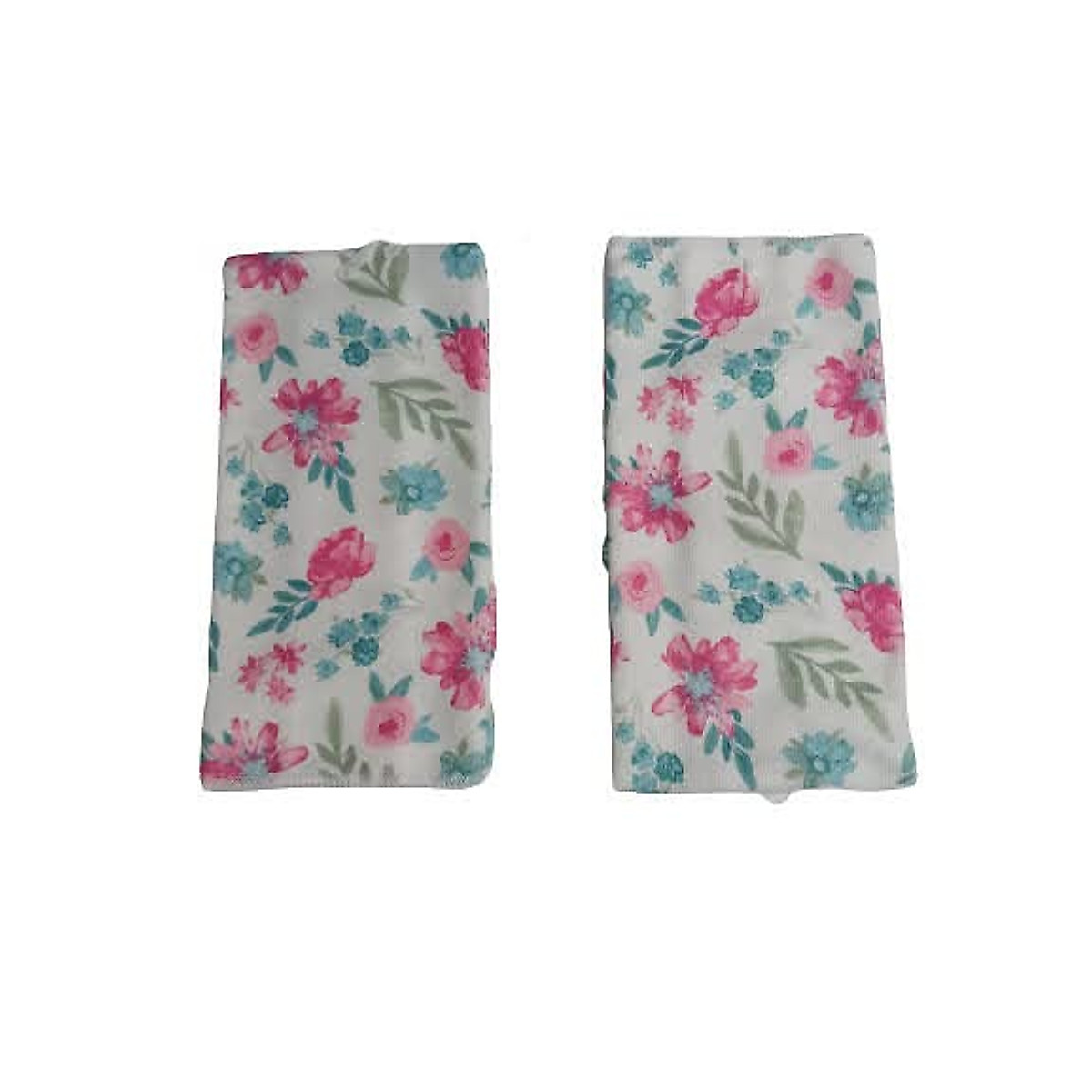 JABECS 5 Pieces Spring Flowers 2 Pot Holder 2 Kitchen Towels 1 Cooking Oven Mittens. (5, Polyester, Microfiber, Cotton)