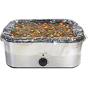 PanSaver Electric Roaster Liners. Fits 16, 18, 22 Quart Roasters 10 Pack of Liners(5 boxes of 2 bags each), Rectangular