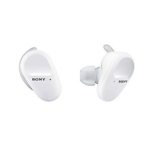 Sony WF-SP800N True Wireless Noise-Cancelling In-Ear Headphones - White
