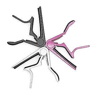 Personalized Guitar Capo - Customized Laser Engraved Zinc Metal Capo - for Acoustic and Electric Guitars Ukulele, Mandolin, Banjo, Classical Guitar Accessories. Engrave a Name, Song Lyric and More