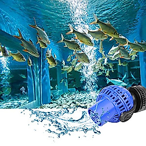 Flexzion Submersible Wave Maker 360 Degree Circulation Pump w/Magnetic Mount & Adjustable Flow Rate for Aquarium Fish Marine Coral Reef Tank Pools Fresh Salt Water -1600Gph