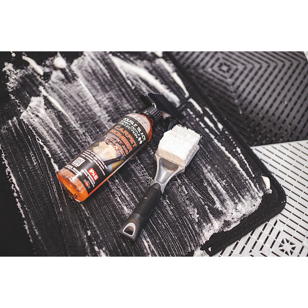 P & S PROFESSIONAL DETAIL PRODUCTS - Carpet Bomber Carpet and Upholstery Cleaner; Citrus-Based Cleaner Dissolves Grease and Lifts Dirt; Highly Dilutable; Great on Engines and Wheel Wells (1 Gallon)