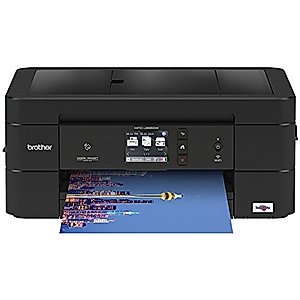 Brother Wireless All-in-One Inkjet Printer, MFC-J895DW, Multi-function Color Printer, Duplex Printing, NFC One Touch to Connect Mobile Printing, Amazon Dash Replenishment Enabled, Black, Standard
