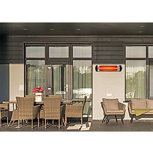 Econat C-15 | 1500-Watt Electric Heater with Thermostat | Energy Efficient Heater for Indoor and Outdoor