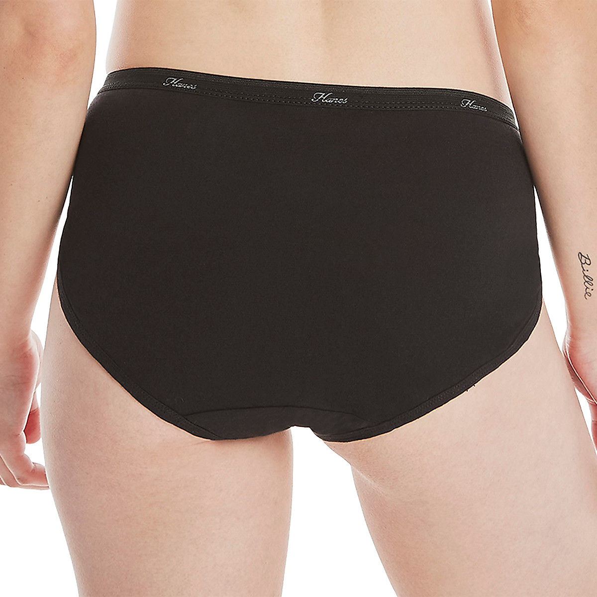 Hanes womens Cotton briefs underwear, 10 Pack - Hi Cut Assorted 1, 9 US