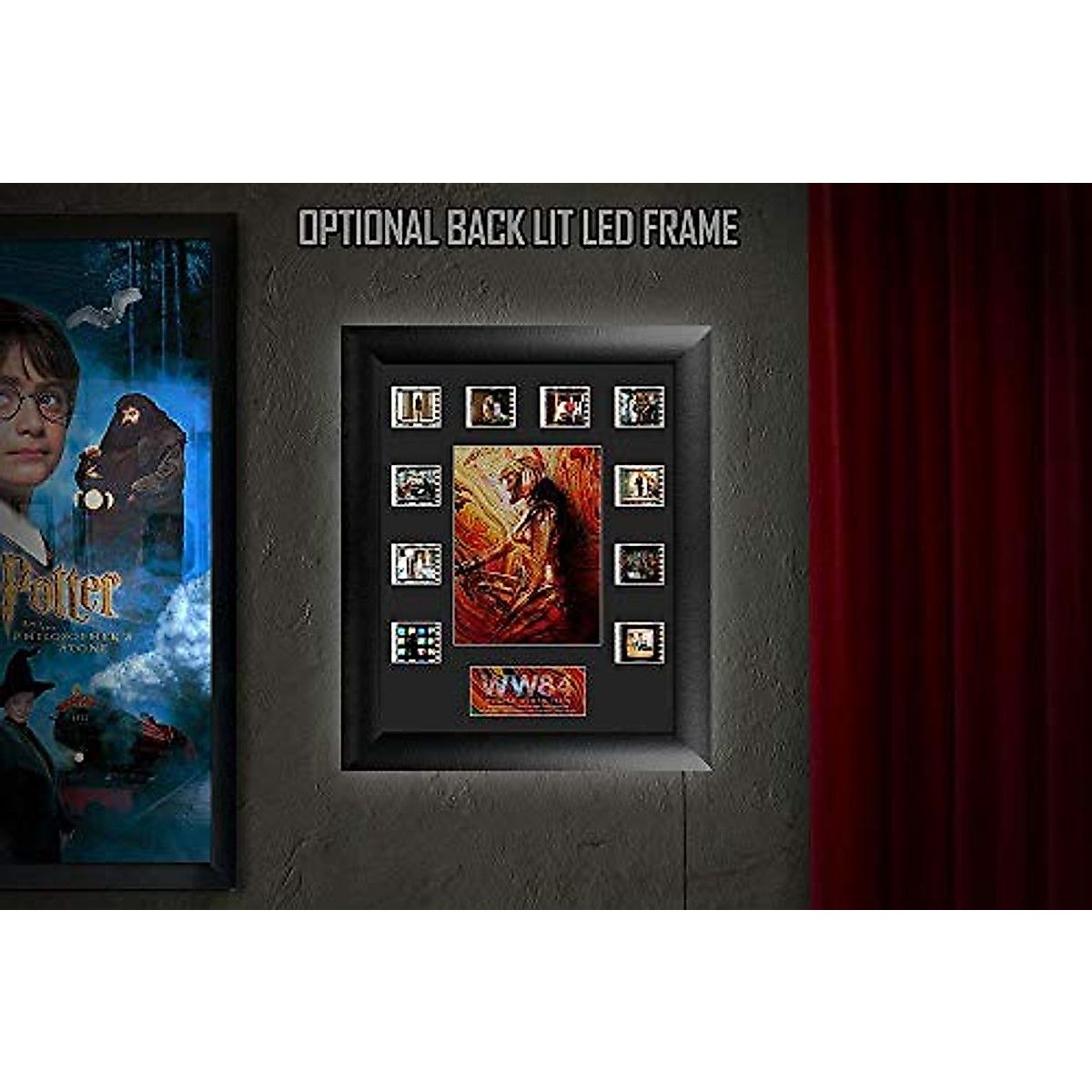 Trend Setters - DC Comics – Wonder Woman 1984 – Oil Spill - FilmCells 11” x 13” Mini Montage Presentation – Featuring Ten (10) 35 mm Film Clips and Certificate of Authenticity