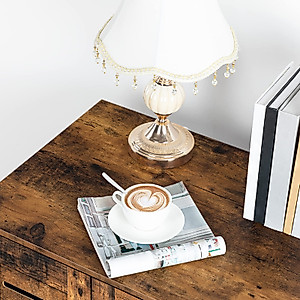 HOOBRO 2-Tier Cat Litter Box Enclosure, Double Layer Hidden Litter Box Furniture, Shutter Storage Cabinet, Multifunctional Hidden Cat Litter Box with Large Storage Space, Rustic Brown FG45MW01