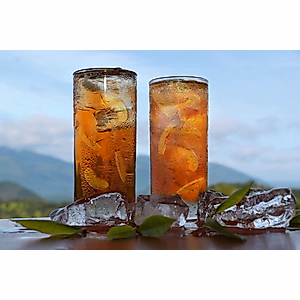 Walters Bay Peach Iced Tea | 12 Quart Sized Tea Bags, Ceylon Tea, Unsweetened, Peach Flavored, 100% Hand Plucked, Black Tea