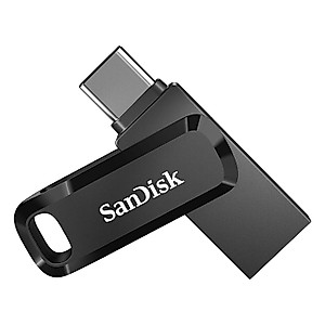 SanDisk Ultra 512GB Dual Drive Go Type-C for Smartphone, Tablets, Computers (SDDDC3-512G-G46) 2-in-1 USB Flash Drive Type-A & Type-C Pen Drive Bundle with (1) Everything But Stromboli Lanyard
