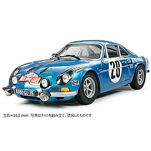 Tamiya 300024278 1:24 Renault Alpine A110 ‘71 Monte Carlo, Blue