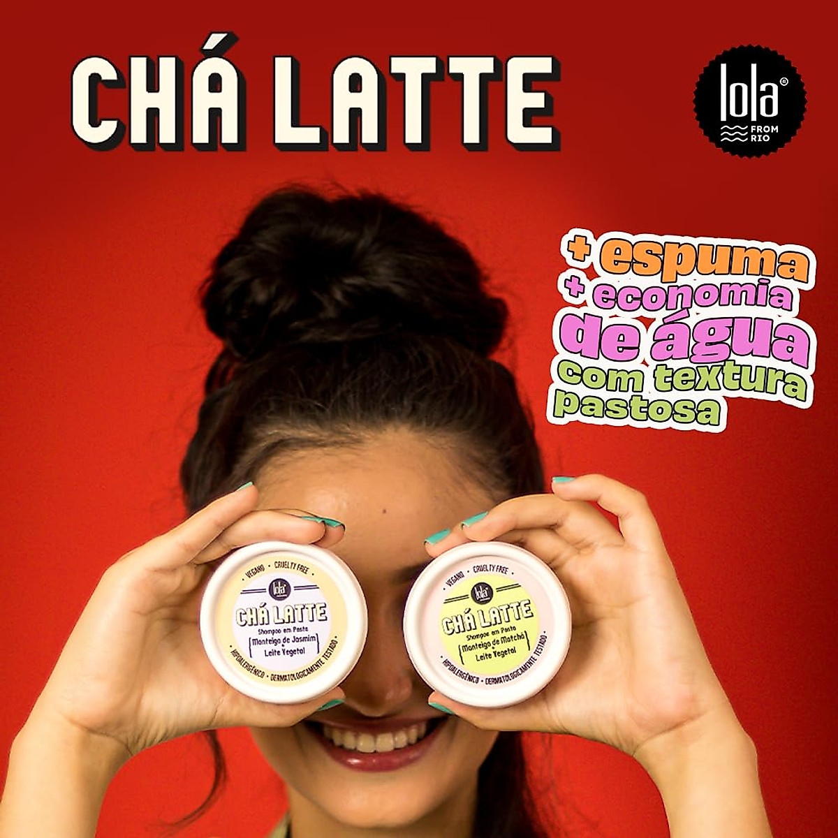Lola From Rio - Chai Latte - Jasmine Shampoo, Restores Damaged Hair and Restores Lost Nutrients 3.53 Fl Oz