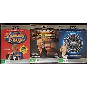 Imagination DVD Game 3 Pack - Includes: Family Feud - Deal or No Deal - Who Wants to Be a