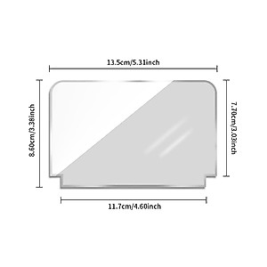 Kyglaring Glowing Clear Acrylic Name Plate with Power Base Designed for Lego Creator Expert 10294 Titanic Building Set Sign Display