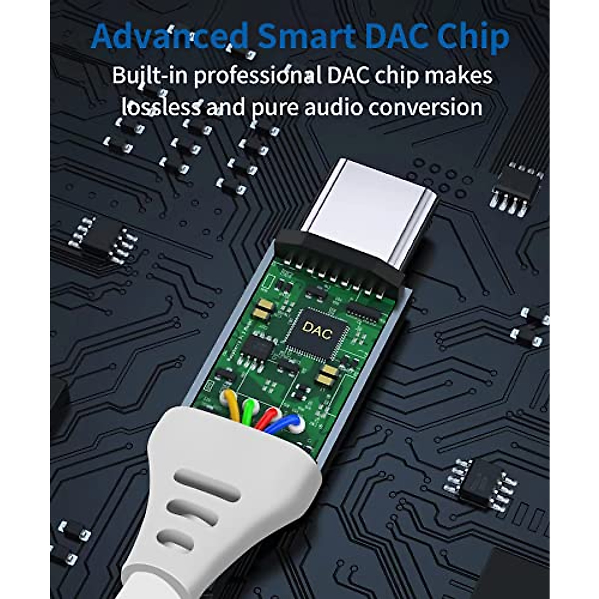 USB C to 3.5mm Headphone Jack Adapter, 2 Pack ENVEL Type C to Aux Audio Cable Compatible with iPhone 15 Pro Max Samsung Galaxy S23 S22 S21 S20 FE Ultra 5G, iPad Pro, Google Pixel 5/6/7