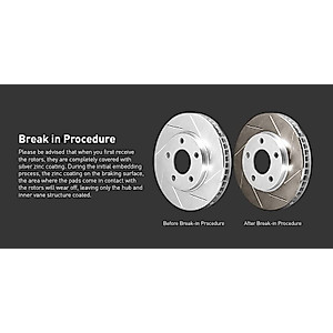 R1 Concepts Front Brakes and Rotors Kit |Front Brake Pads| Brake Rotors and Pads| Super Duty Brake Pads and Rotors| Hardware Kit|fits 1983-1994 Ford Aerostar, Ranger; Mazda B2300, B3000, B4000