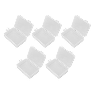 Mini Transparent Container Box Small Clear Dustproof PP Safe Multifunctional Rectangular Jewelry Storage Box Makeup Products