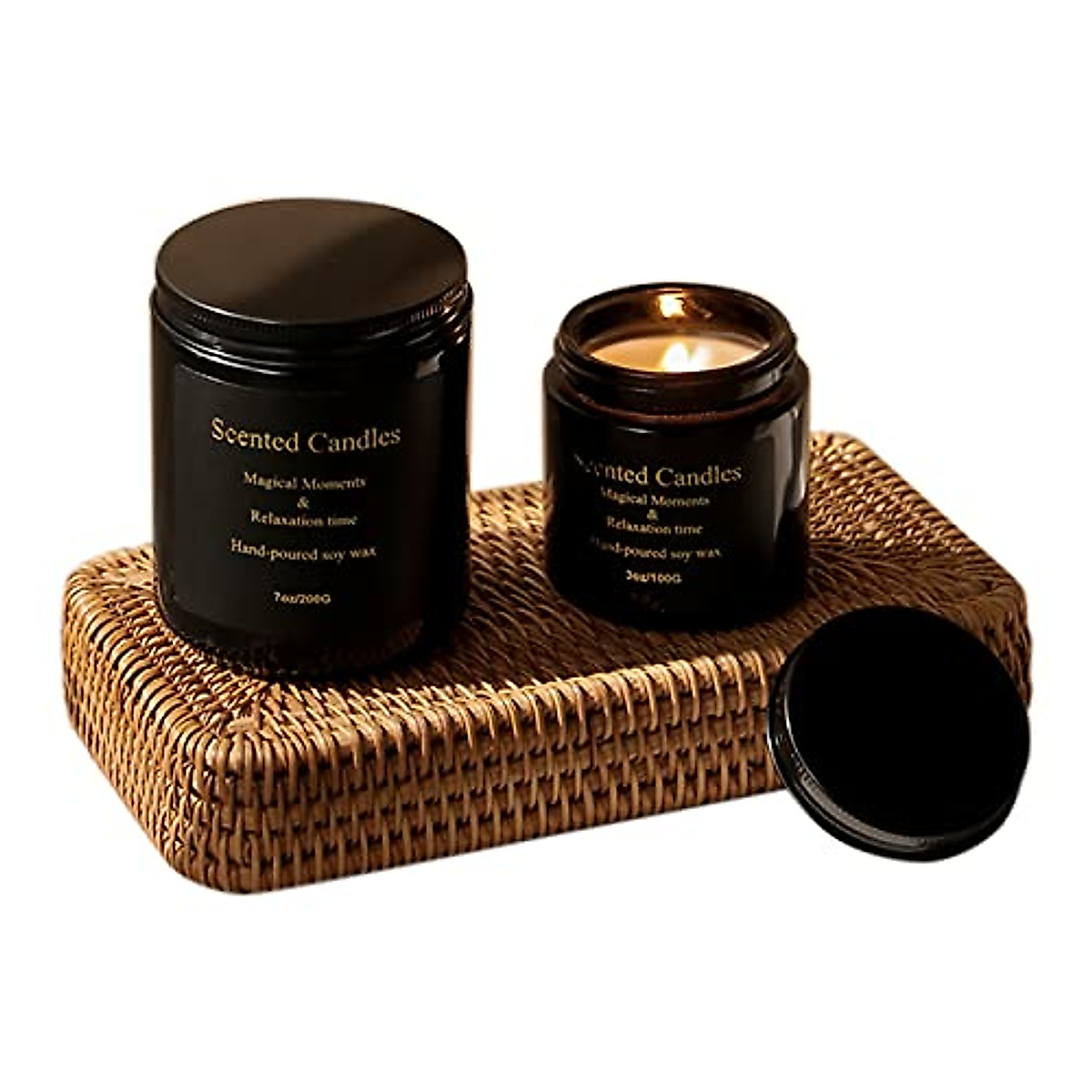 Westin White Tea Candle - Scented Candles for Home - Natural Soy Candles - Natural Soy Candles - Aromatherapy Candle - Odor Eliminating Fragranced Candle - Up to 40 Hour Burn time - 7 oz