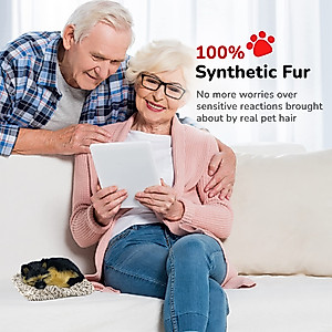 Perfect Petzzz Minis Baby German Shepherd, Realistic, Life-Like Stuffed Interactive Plush Toy, Electronic Pets, Companion Pet Puppy with 100% Handcrafted Synthetic Fur