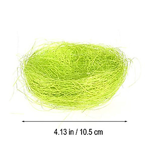 SOIMISS 6pcs Easter Party Supplies Nests Easter Table Decorations Simulation Birds Nest Natural Ornaments Decorative Easter Nest Garden Artificial Nest Moss Bird Nest The Bird's Nest Chick