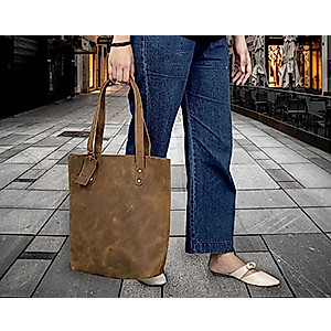 Women Tote Bags Top Handle Satchel Handbags Genuine Leather Shoulder Purse