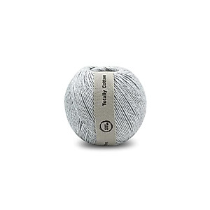 About Strings 100% Organic Cotton No.3 Light DK Yarn 3.53oz(100g) 234 Yards per Ball, 2-Pack (Lunar)