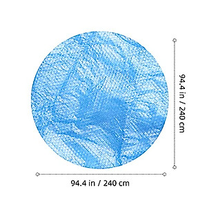 YARNOW Cloth Drain Cover 2 pcs Salu/for Inch Ground in Inflation Protector Anti- Tub Bathtub Garden Film Message Living Folding Proof Spa Blue Pools Tarp Swim Size Bathtub/Outdoor Winter Outdoor