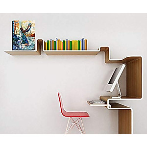 Kobe Bryant Wall Art Basketball Player Canvas Wall Art Painting Sports Posters Artwork Home Decor for Basketball Fan Memorabilia Gifts Living Room Bedroom Boy Girl Gifts Decoration Wall Art