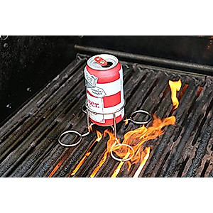 Beer Can Chicken Holder for Grill, Smoker, or Oven - Make Tender, Moist, Flavorful Chicken Easily with This Beer Butt Chicken Stand
