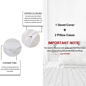 Erosebridal 100% Cotton Bohemian Sun Moon Comforter Cover Constellation Duvet Cover Starry Sky Bedding Set Exotic Style Black Room Decorative Quilt Cover 1 Duvet Cover with 1 Pillow Sham Full Size