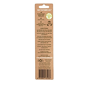 Jack N' Jill Bio Toothbrush (TM) Compostable & Biodegradable Handle HIPPO