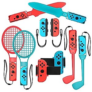 2023 Switch Sports Accessories for Nintendo Switch Games , Family Party Pack Game Accessories Set Kit for Kids Switch OLED Sports Games