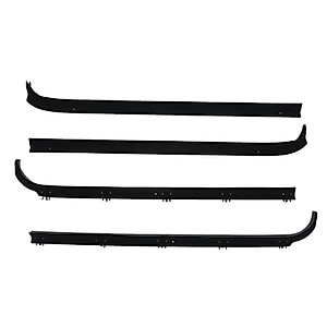 Window Sweep & Run Channel Weatherstrip Seal Set Compatible with 1980-1986 Ford Bronco 1980-1983 F-100 F-150 F-250 F-350