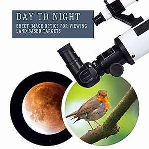 Moutec Telescope for Astronomy Beginners with Sturdy Steel Tripod, 700x70mm AZ Astronomical Refractor Telescope for Adults, Great Astronomy Gift for Kids to Explore Moon and Planets