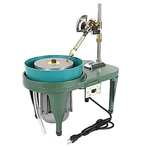 Gem Faceting Machine TBVECHI 110V Jewelry Rock Bench Polishing grinding machine Bench Lathe Polisher Tools