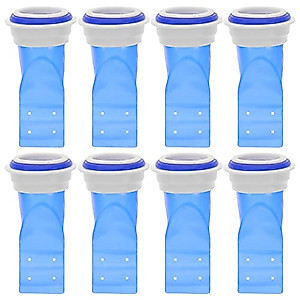 DOITOOL 10pcs Drain Backflow Preventer Adjustable Silicone Sink Floor Drain Traps One Way Drain Valve Sewer Core for Pipes Tubes Toilet Bathroom Kitchen