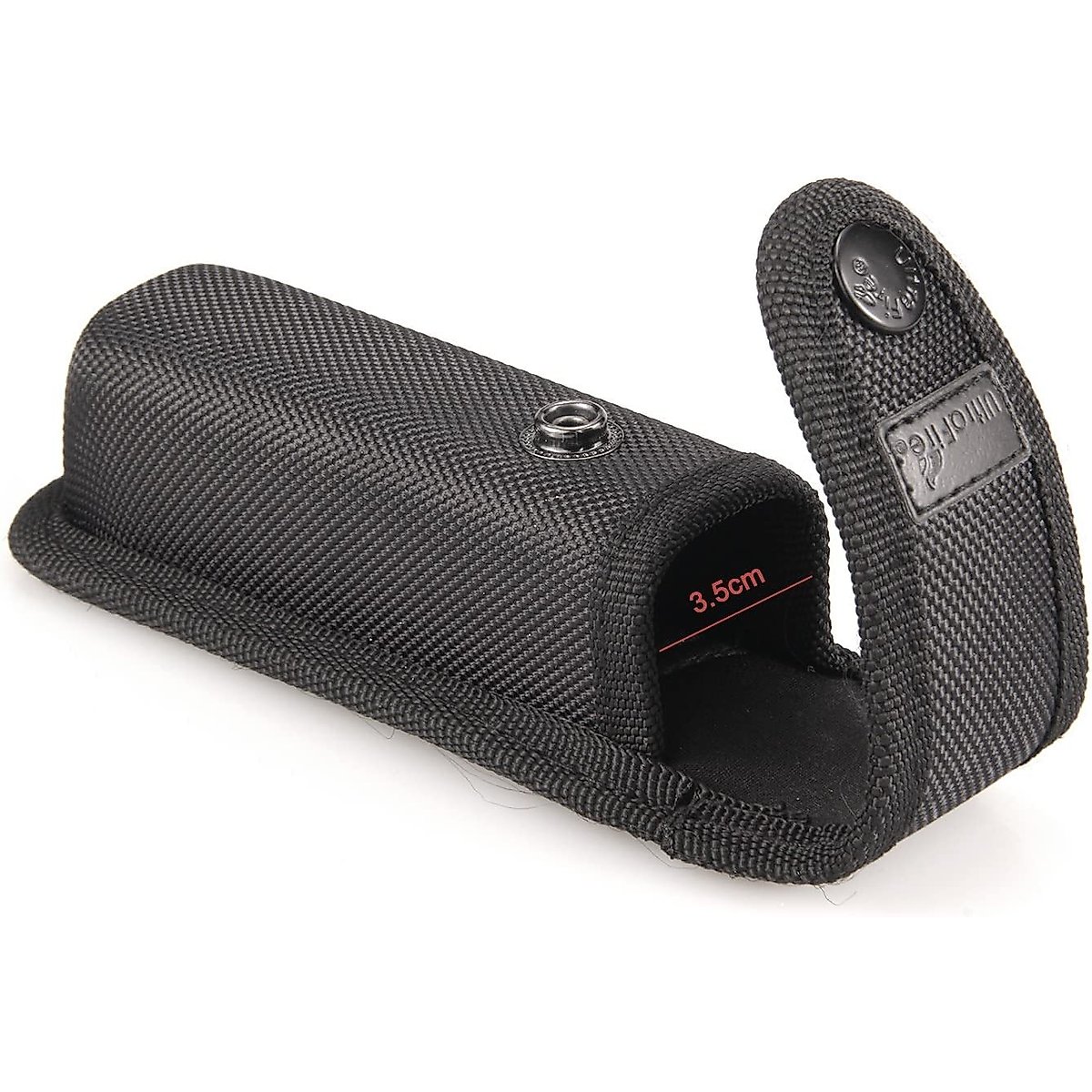 ULTRAFIRE WF-502B Tactical Flashlight with Holster, Single Mode 1000 Lumens LED Flashlight with Duty Belt Holster, Bright Small EDC Flashlight with Torch Case Holder Pouch (Battery Not Included)