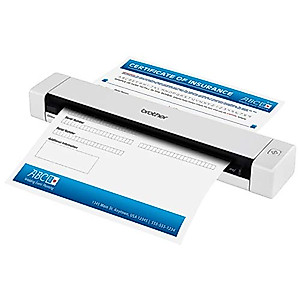 Brother Mobile Color Page Scanner, DS-620, Fast Scanning Speeds, Compact and Lightweight, Compatible with BR-Receipts, Black