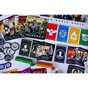 CrowD Games Deep State: New World Order | Strategy Board Game | Ages 14 and up | 1–5 Players | Average Playtime 40–75 Min | Made