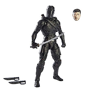 G. I. Joe Hasbro Classified Series : G.I. Joe Origins Snake Eyes Action Figure 16, Premium 6-Inch Scale Toy with Custom Package Art , Black