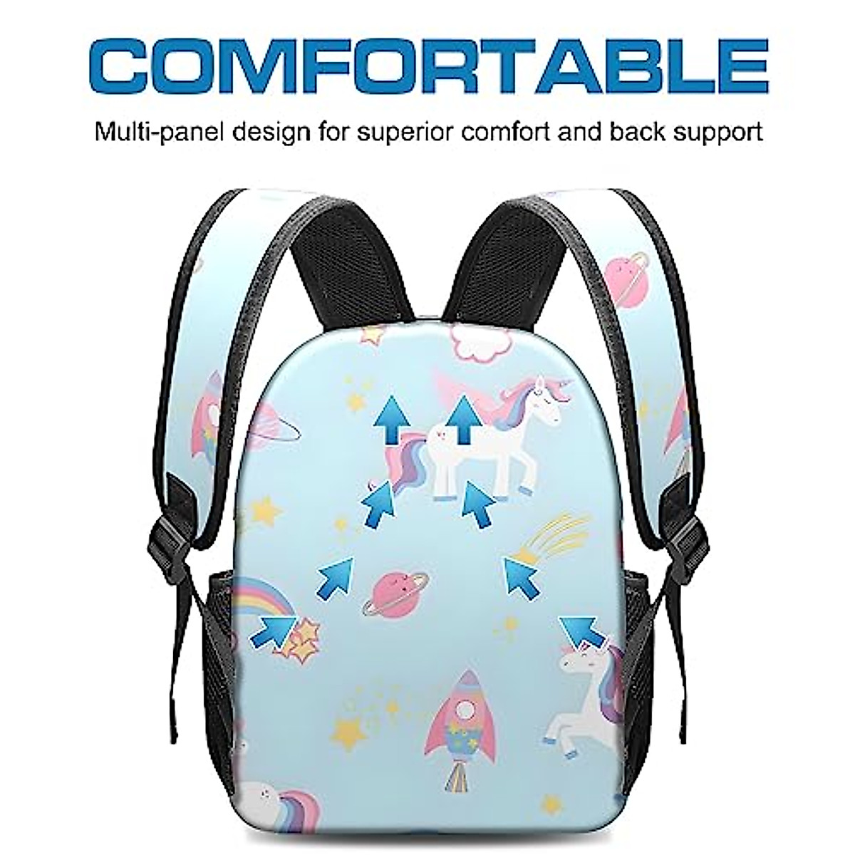 Genhuyiz Backpacks for Boys and Girls Kids Backpacks for School Trips and Outdoor Activities Perfect for Boys and Girls in Preschool Kindergarten and Elementary School 16 Inches (Unicorns)